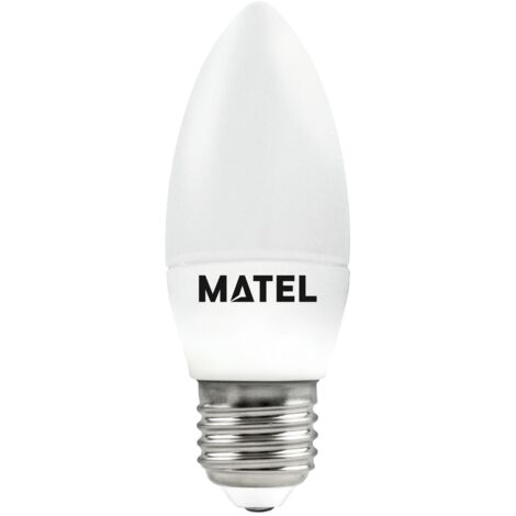 Bombilla LED Vela E27 5W Cálida Matel