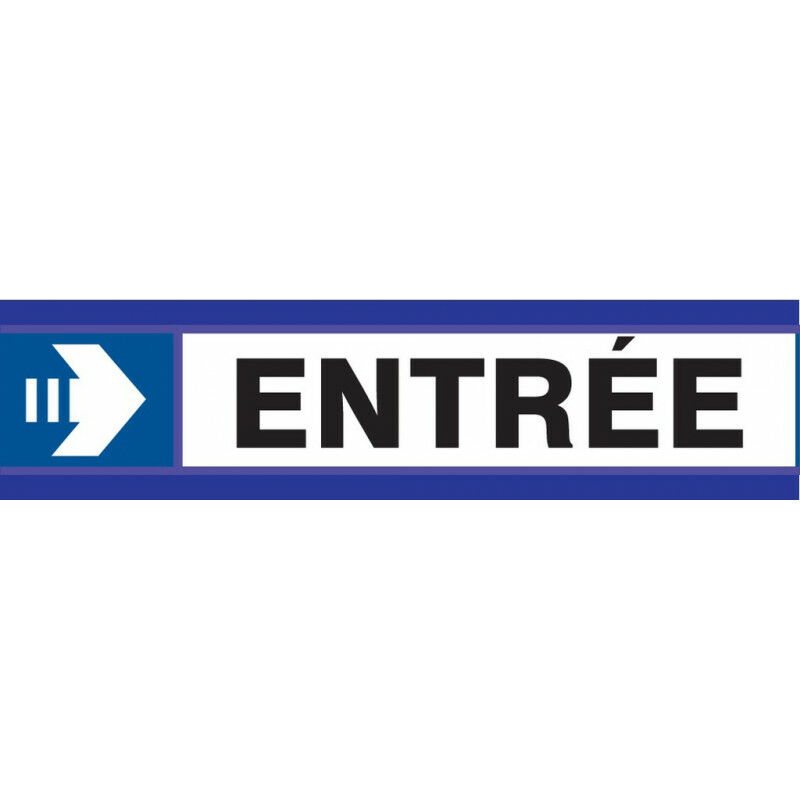 ENTREE FLECHE A DROITE D-SIGN 180x45mm