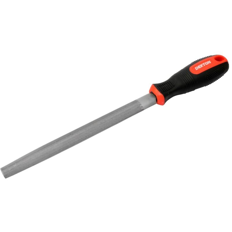 Dekton 200mm Engineers Half Round Metal File Second Cut For Wood Or ...