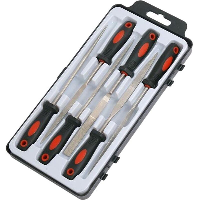 Neilsen 6pc Diamond Needle File Precision Micro Files Craft Work ...