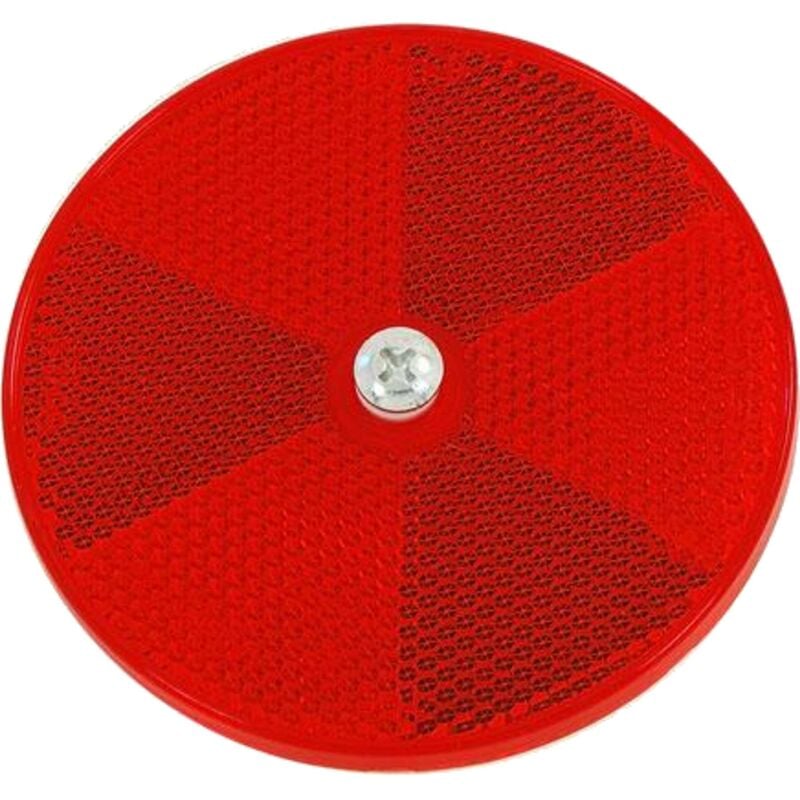 Neilsen Red Round Reflector Light Rear Trailer Reflectors Caravan Bike