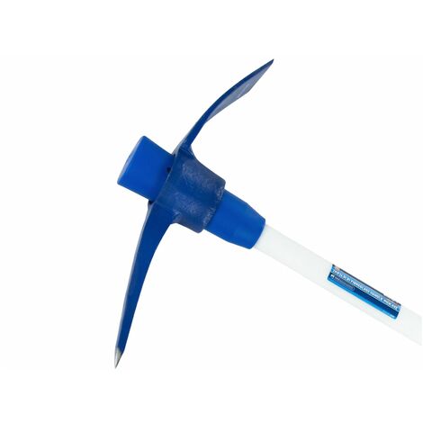 Bluespot 4.5lb Pickaxe With Rubber Grip Fibreglass Shaft Handle 900mm ...