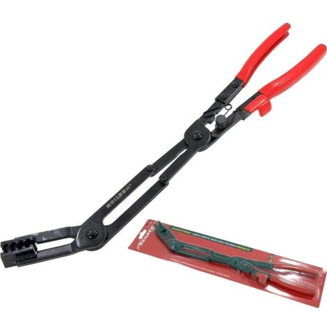 Neilsen Long Angled Hose Clamp Clip Car Van Fuel Coolant Pipe Spring Pliers
