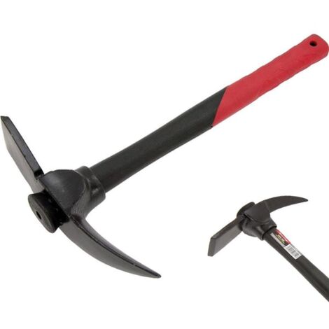 Neilsen Pickaxe Lightweight Mortar Pick Hammer Fibreglass Shaft Handle ...