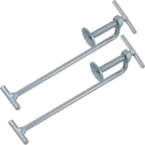 Neilsen 2pc 175mm T Bricklaying Profile Clamp Brick DIY Building Clamps