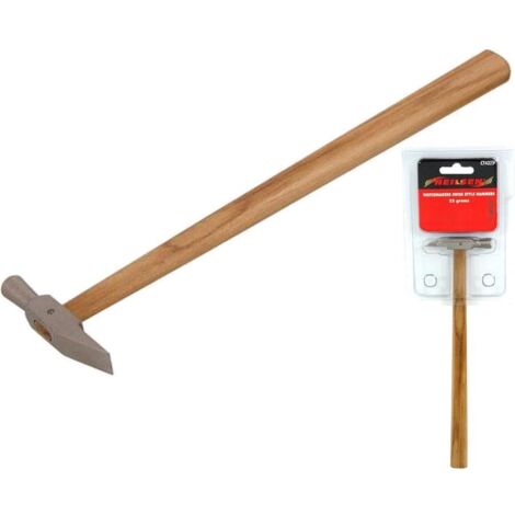 Neilsen 22g Wooden Handle Swiss Style Watchmakers Hammer Small Lightweight
