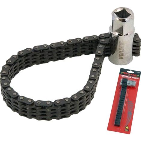 Neilsen Oil Filter Wrench Chain Spanner Socket Removing Filter 21mm 1/2"