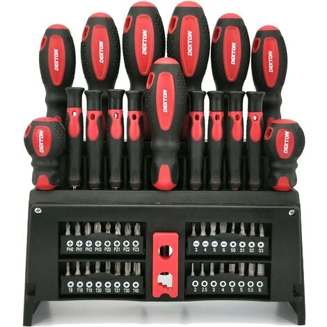 Dekton 50pc Magnetic Precision Torx Pozi Hex Slotted Phillips ...