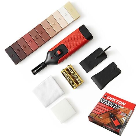 Dekton 19pc Laminate Wax System Floor Worktop Chip Scratches Repair Kit Set