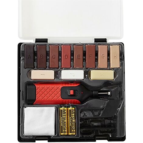 Dekton 19pc Laminate Wax System Floor Worktop Chip Scratches Repair Kit Set