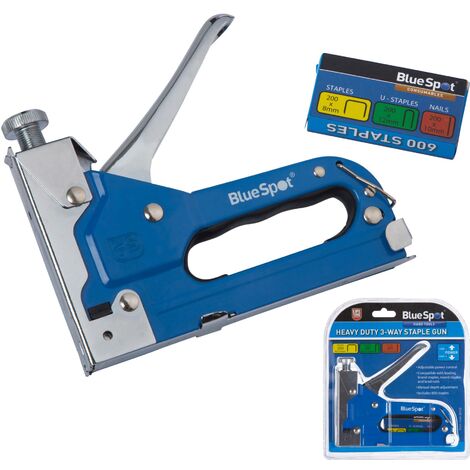 Blue Spot Tools Heavy Duty 3-WAY Staple Gun