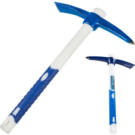 BlueSpot Pickaxe Lightweight Mortar Pick Hammer Fibreglass Shaft Handle ...