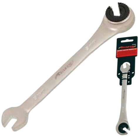 Neilsen 8mm Flare Nut Wrench Ratchet & Standard Open Ended Brake Pipe ...