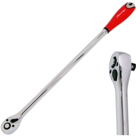 Neilsen Extra Long Reach Socket Ratchet Quick Release 72 Teeth 457mm 3/8"