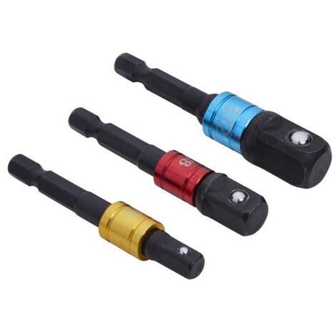 BlueSpot Tools 14113 Colour-Coded Impact Socket Adaptor Set 3 Piece B ...