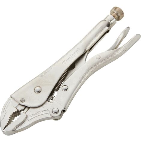 BlueSpot 250mm Curved Locking Mole Grip Vice Plier Adjustable Tool 10"