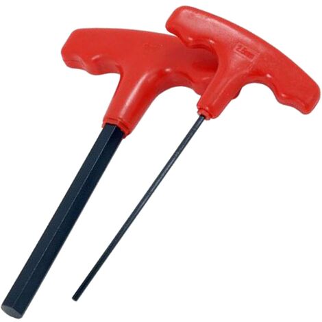 Neilsen 10pc Long Star Hex Allen key Wrench Set 2mm - 10mm T Handle Keys