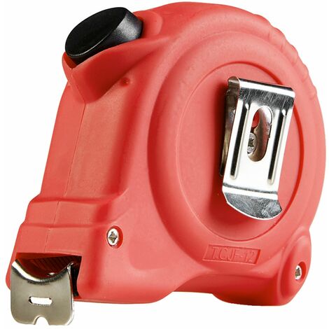 Dekton Hi-vis Tape Measure Auto Lock Imperial Metric Scale 7.5m Class 2