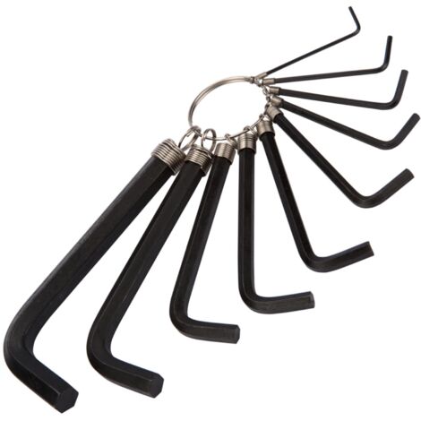 BlueSpot 11pc Metric & Imperial Hex Allen Key Set Kit Allan Alan Alen 1 ...