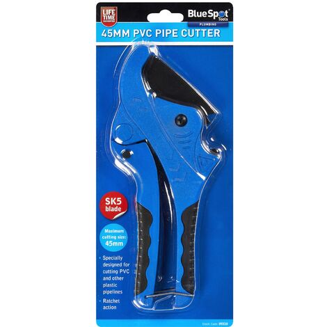 Bluespot 45mm Ratchet PVC Vinyl Plastic Tube Pipe Conduit Cutter ...