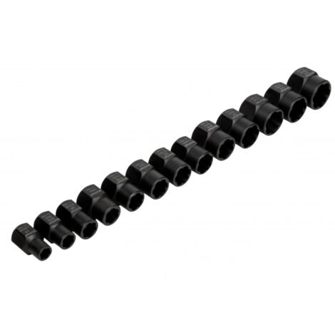 BlueSpot 13pc Impact Stud Socket Extractor Set Damaged Nut Bolt Remover ...
