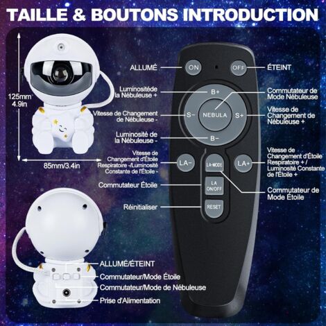 Astronaute Projecteur Mode D Emploi