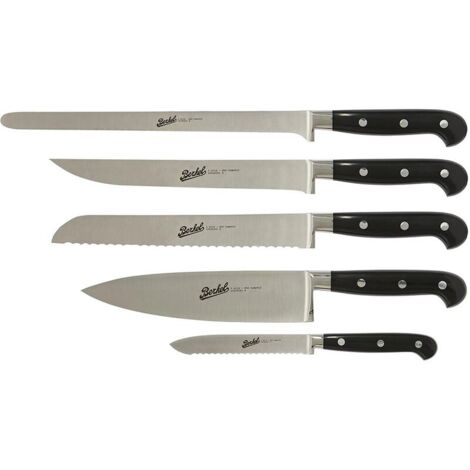 ADHOC SET 5 COLTELLI CHEF NERO - BERKEL