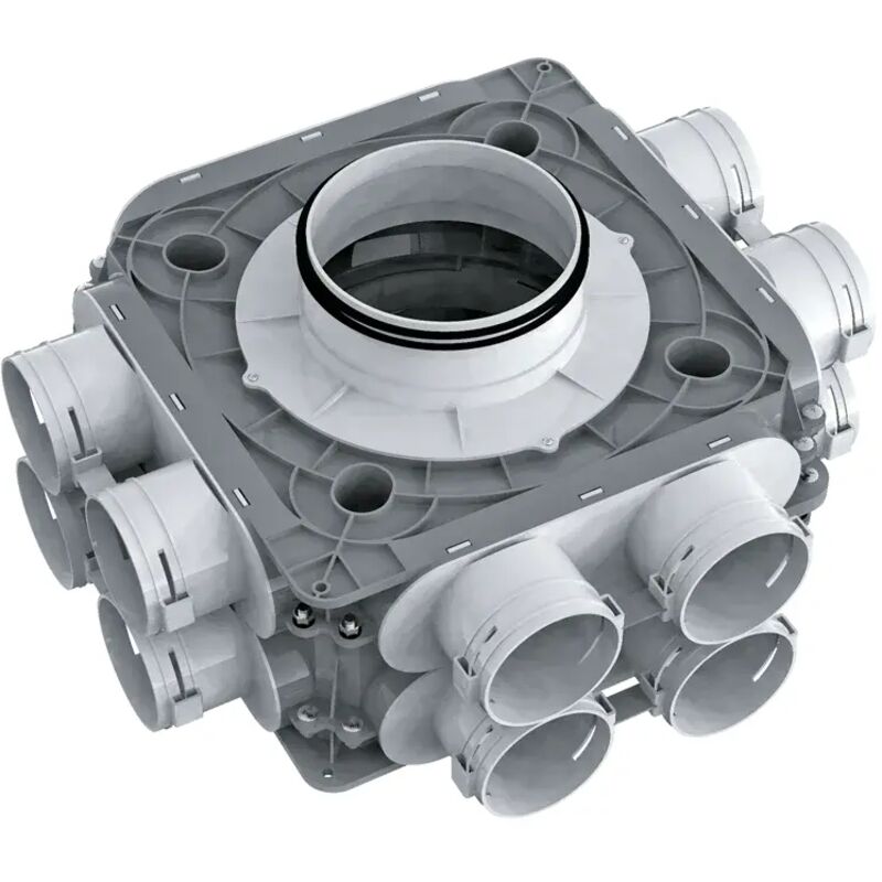 BlauFast Kunststoffverteilerkästen 75 mm - Blauberg Ventilatoren