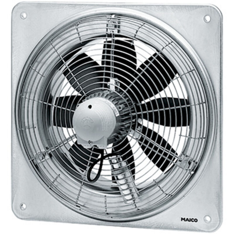 Axial-Wandventilator EZQ 30/6 B quadrat. Wandplatte, Wechselstrom ...