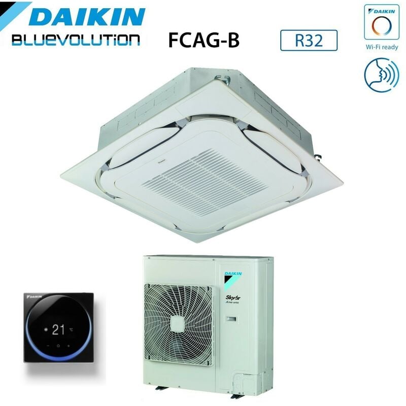 Daikin Bluevolution Climatiseur Cassette Round Flow 36000 BTU FCAG100B ...