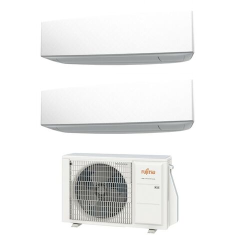 fujitsu climatiseur inverter dual split série ke 7+7 avec aoyg14kbta2 r ...