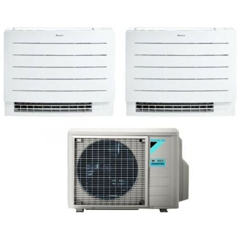 Daikin Floor Standing Dual Split Air Conditioner PERFERA FVXM-A 12+12 with 2MXM50M9/N R-32 Wi-Fi ...