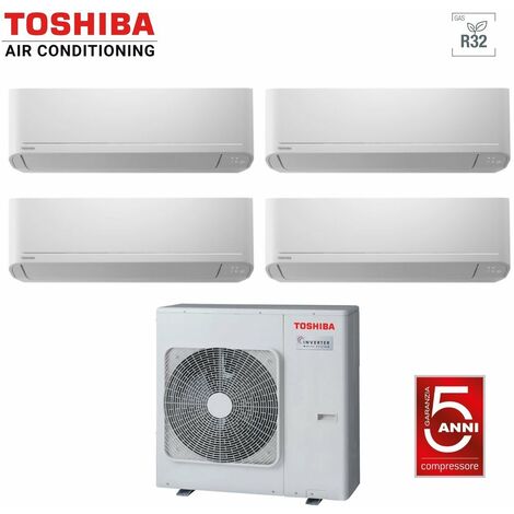 Climatizzatore Condizionatore Toshiba Quadri Split Inverter serie SEIYA 7+13+13+16 (7+12+12+15 ...