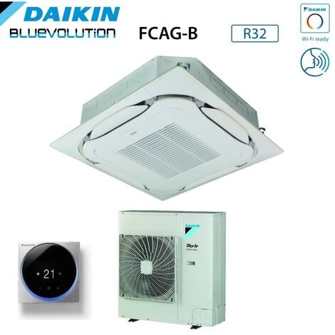 Daikin Bluevolution Climatiseur à cassette à débit rond 42000 BTU ...