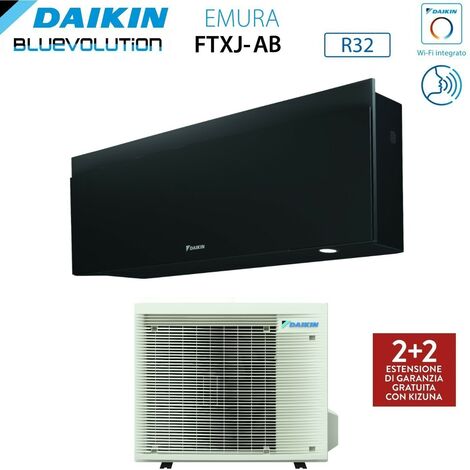 Daikin Bluevolution rèversible Air Conditioner Series EMURA BLACK III 18000 Btu FTXJ50AB R-32 Wi ...