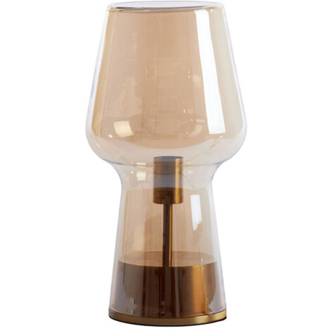 Light and Living tischlamp - bambus - glas - 1881383