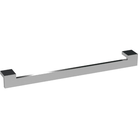 Square Drop Handle, 343mm (320mm Centres) - Chrome