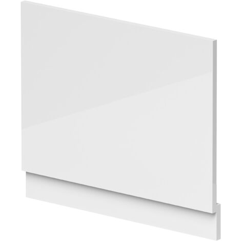 700mm MDF Bath End Panel & Plinth - Gloss White