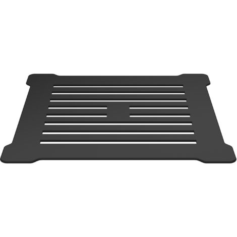 Resin Slimline Shower Tray Grill Waste - Black