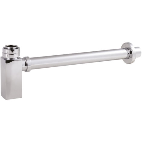 Square Bottle Trap - Chrome