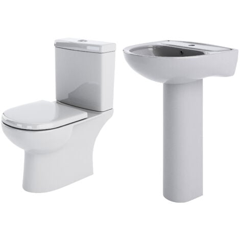 Balterley Ridley Suite: Close-Coupled Toilet with Dual-Flush Cistern ...