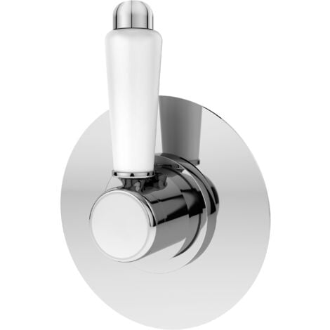 Traditional Concealed Thermostatic Shower Stop Tap - Chrome - Balterley