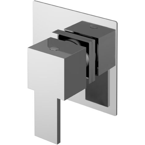 Ripple Contemporary Bathroom Square Concealed Stop Tap with Lever ...