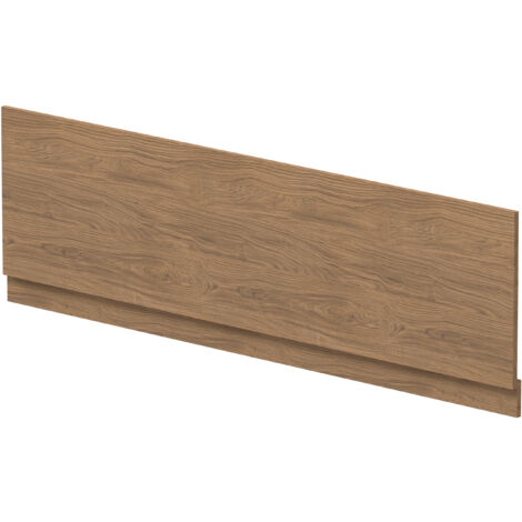 1800mm Straight Bath Front Panel and Plinth - Antique Oak