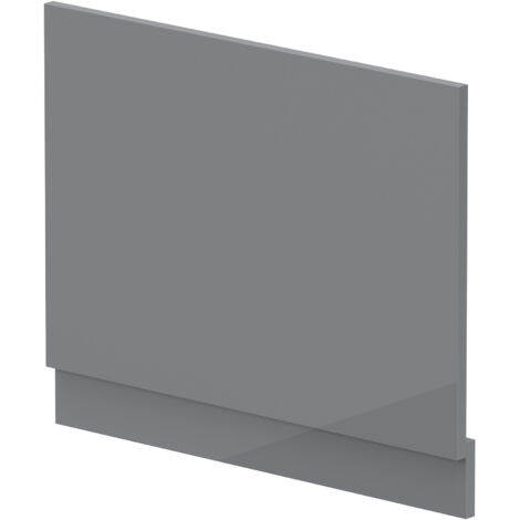 700mm Bath MDF End Panel & Plinth - Gloss Cloud Grey