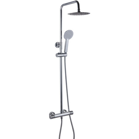 Chrome Rigid Riser Mixer Shower Kit