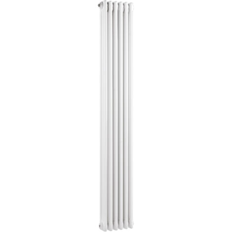 Triple Column Traditional Radiator 1800 x 287mm, High Gloss White
