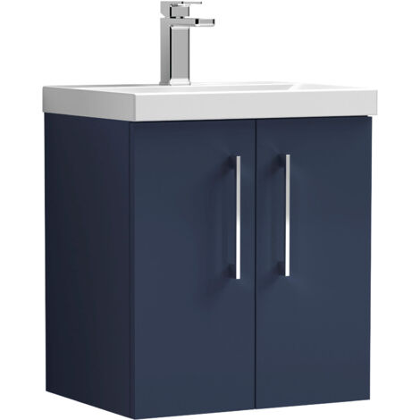 Balterley Level Modern Bathroom Wall Hung 2 Door Vanity & Mid-Edge ...