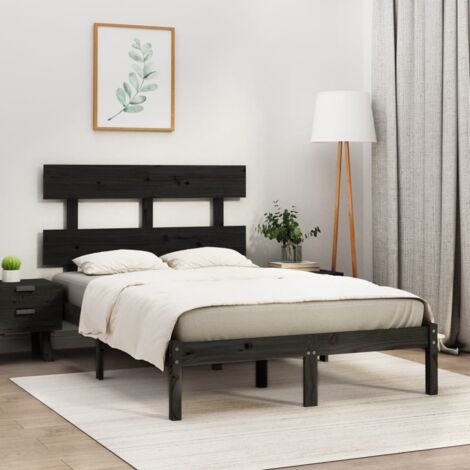 Bett 120x200 Schwarz