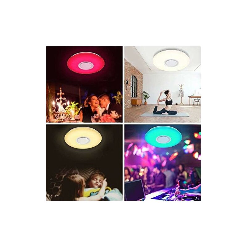 Livarno Lux Led Ceiling Light With Bluetooth Speaker Review | Shelly ...